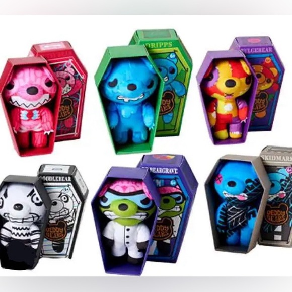 License 2 Play Toys | Toys | Complete Set 6 Deddy Bears 5 Coffin Plush ...